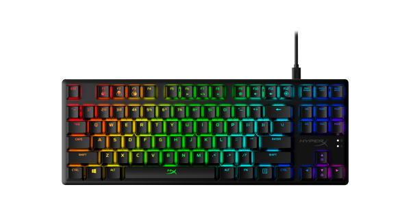 HyperX Alloy Origins Core TKL - US layout - HX Red Switches - Black ...
